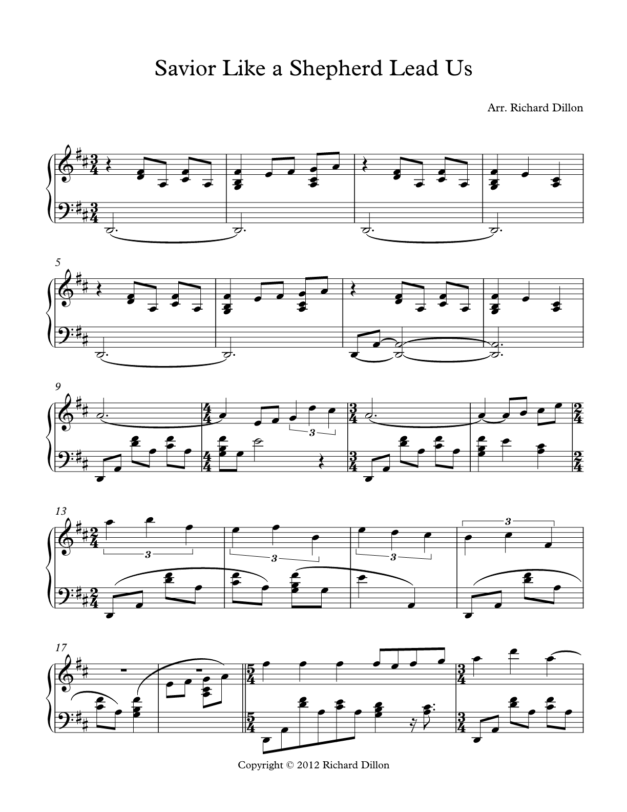 Richard Dillon's Store | Savior Like A Shepherd Lead Us